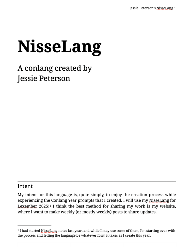 My Very Own Conlang Year Adventure – Quothalinguist